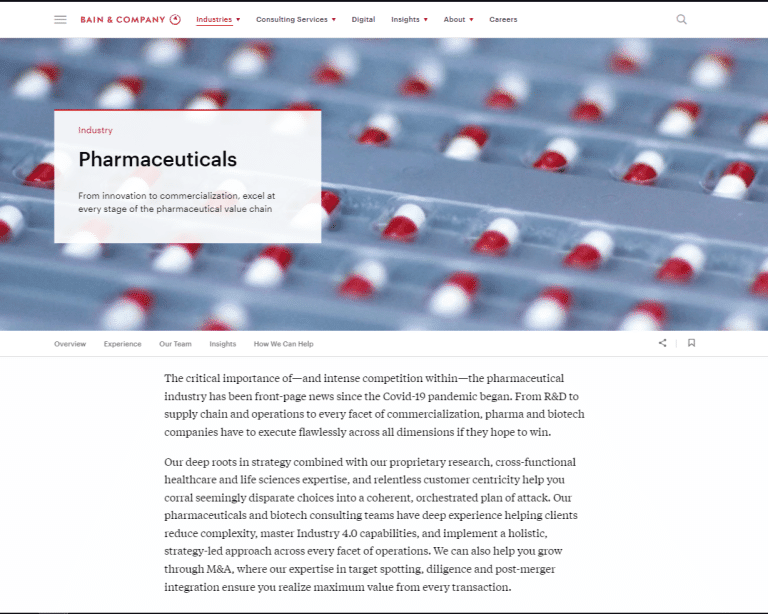 Top Pharmaceutical Consulting Firms