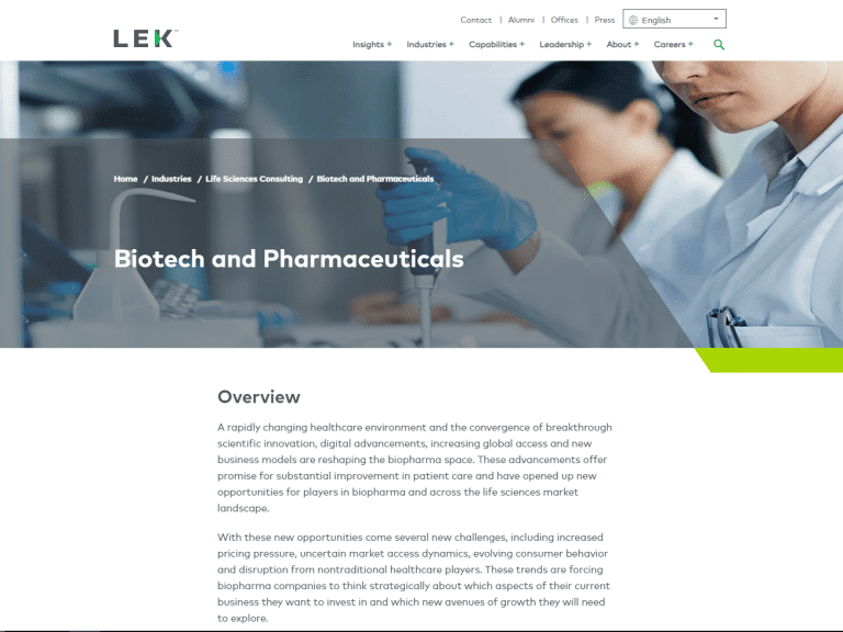 Top Pharmaceutical Consulting Firms